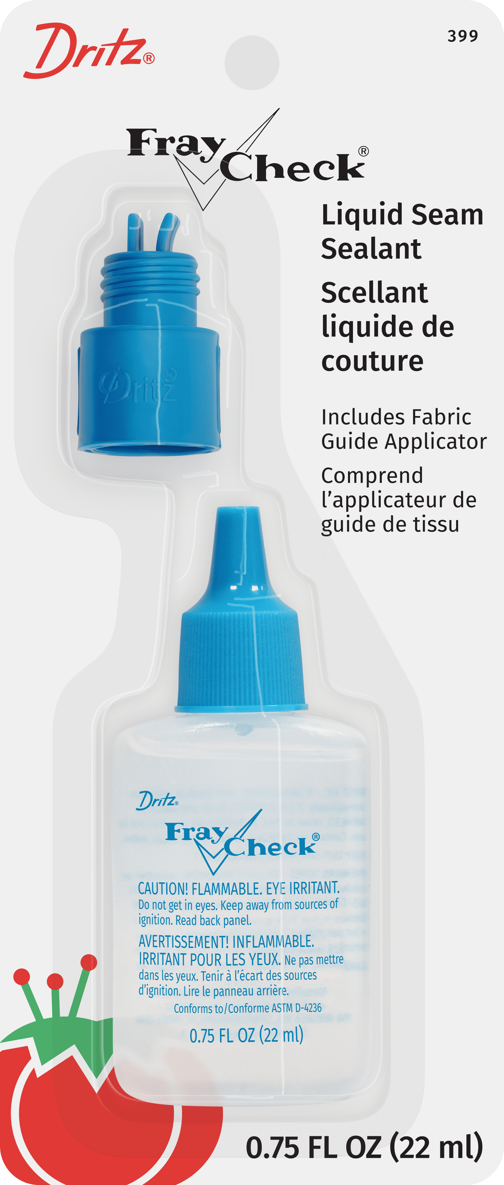 Dritz Fray Check with Fabric Guide Applicator Tip, 0.75 oz. - Walmart.com