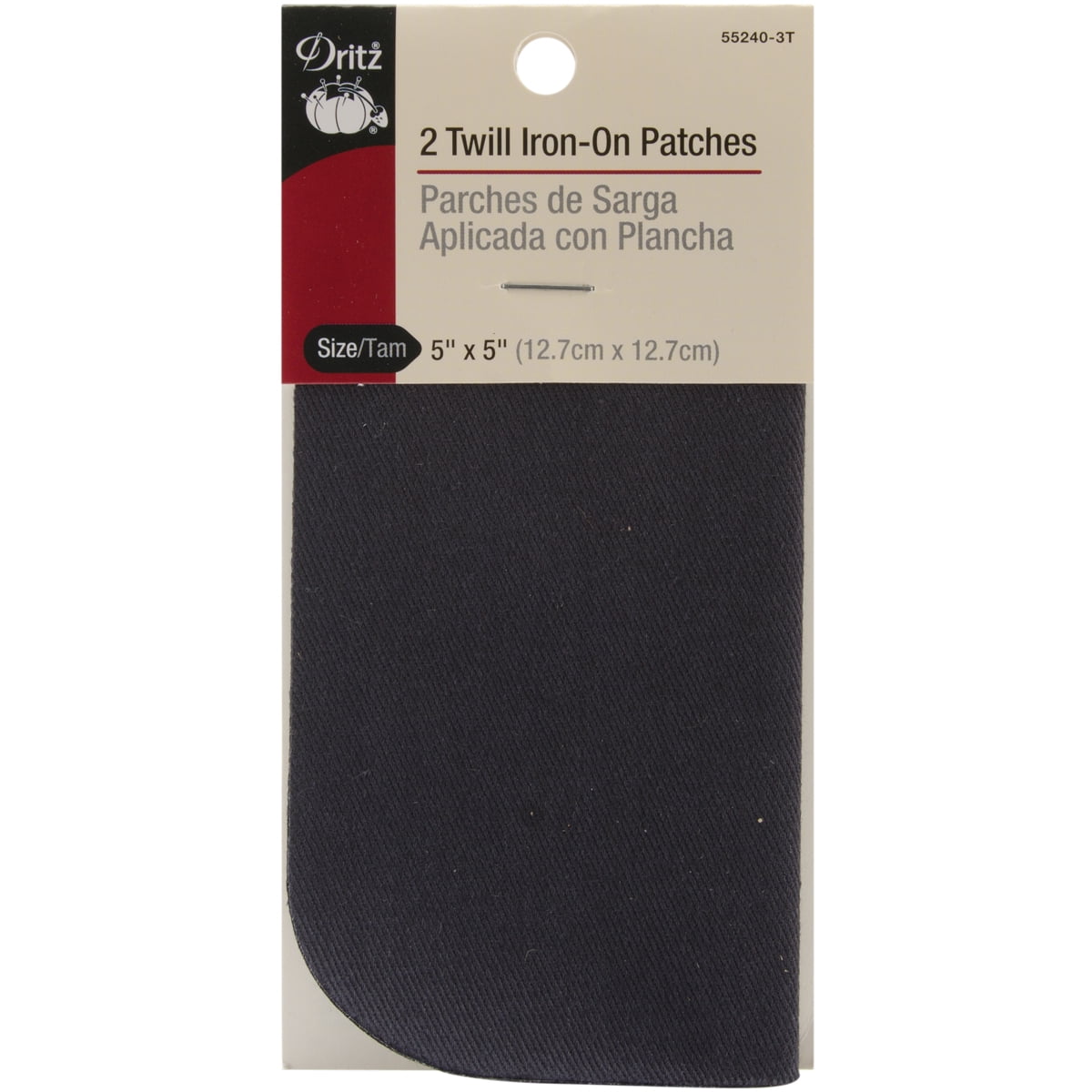 Dritz Twill Iron-On Patch - 2pk - Walmart.com