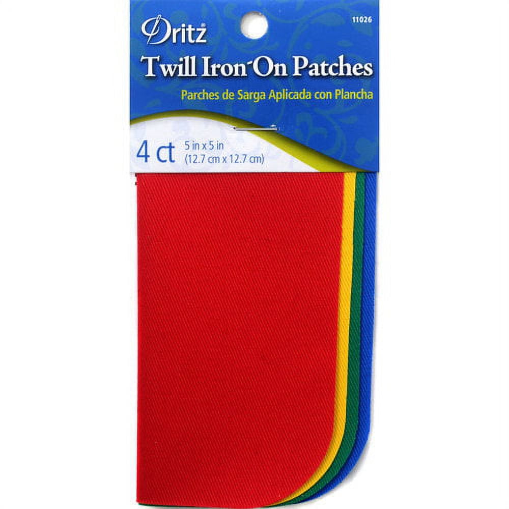 Dritz Iron On Patches Primary Colors - Walmart.com