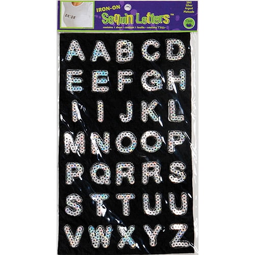 Dritz Iron-On Sequin Letters - Walmart.com