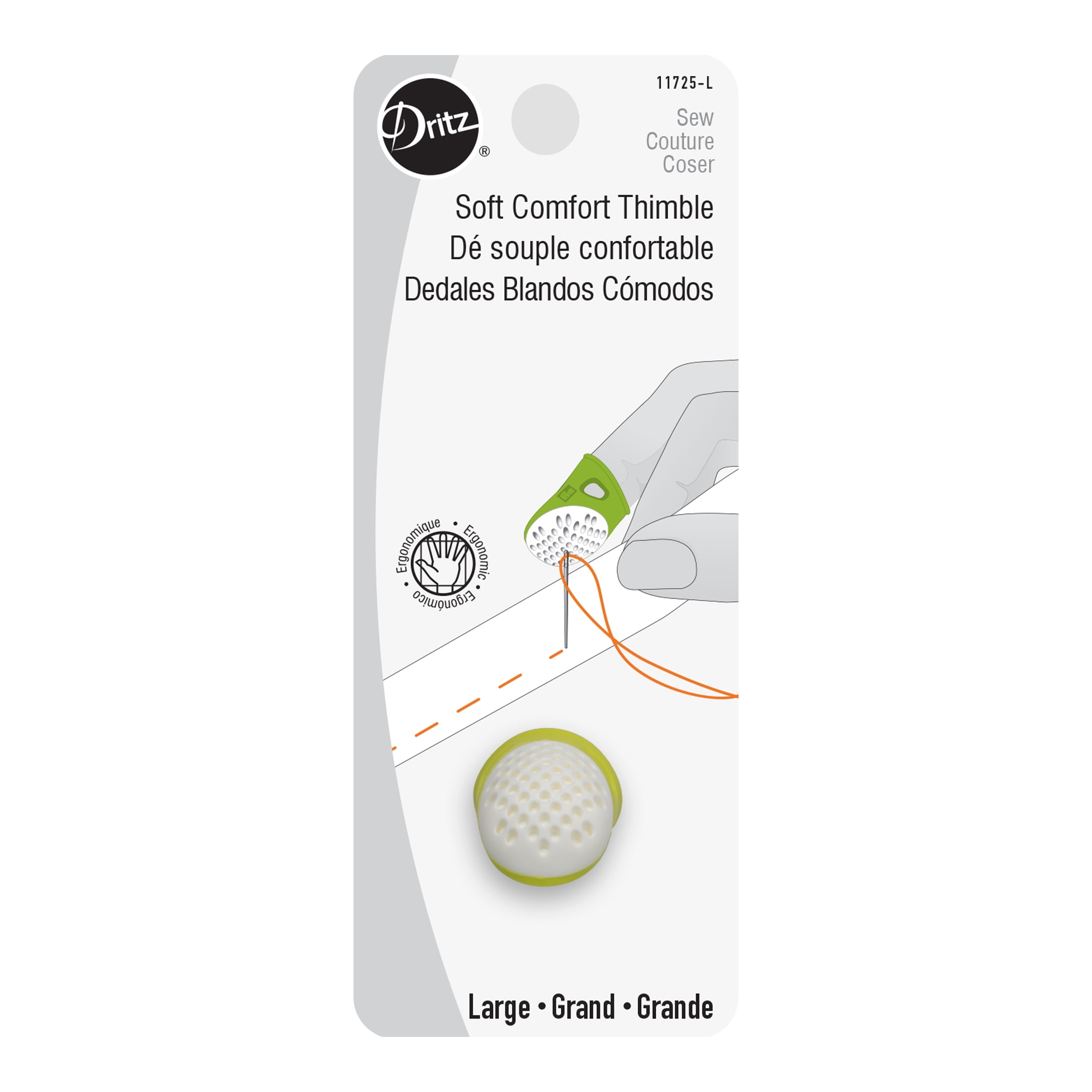 Dritz Large Soft Comfort Thimble - Walmart.com