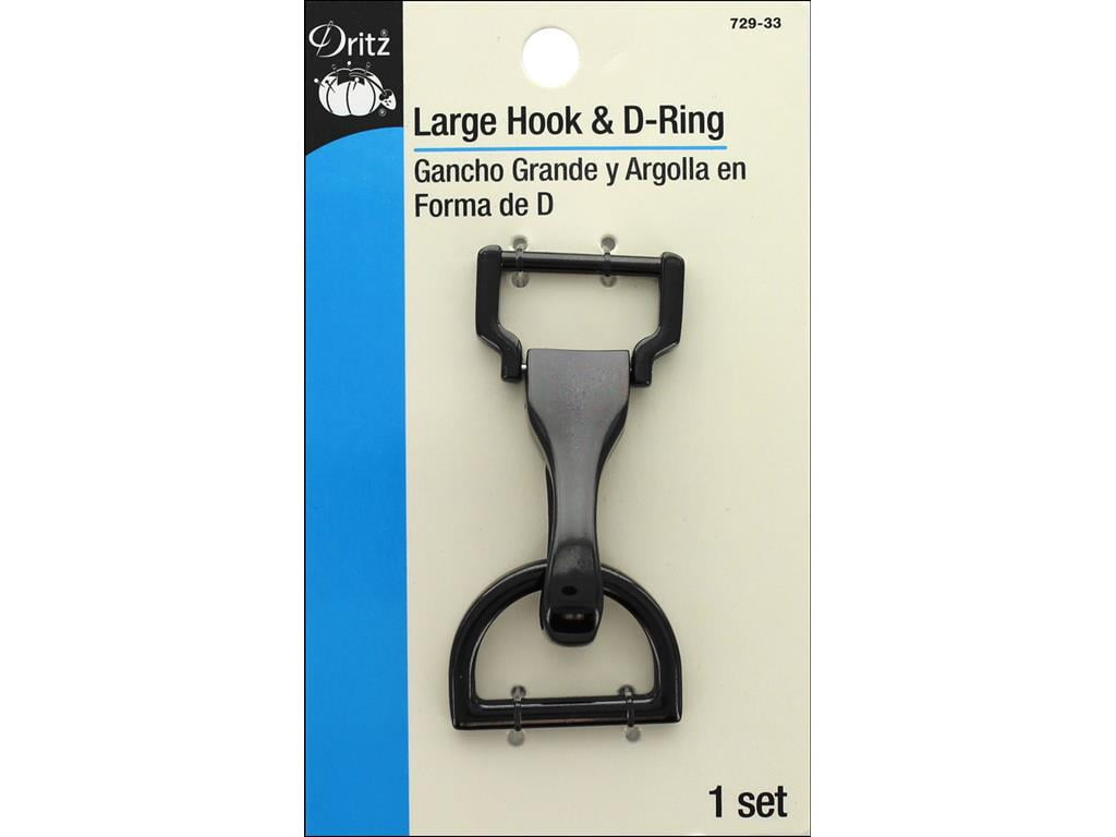 Dritz Large Swivel Hook & D Ring Gunmetal - Walmart.com