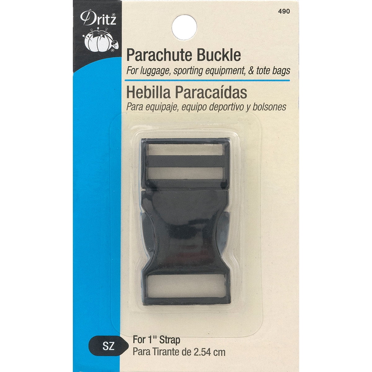 Dritz Metal Parachute Buckle For 1" Strap-Black - Walmart.com