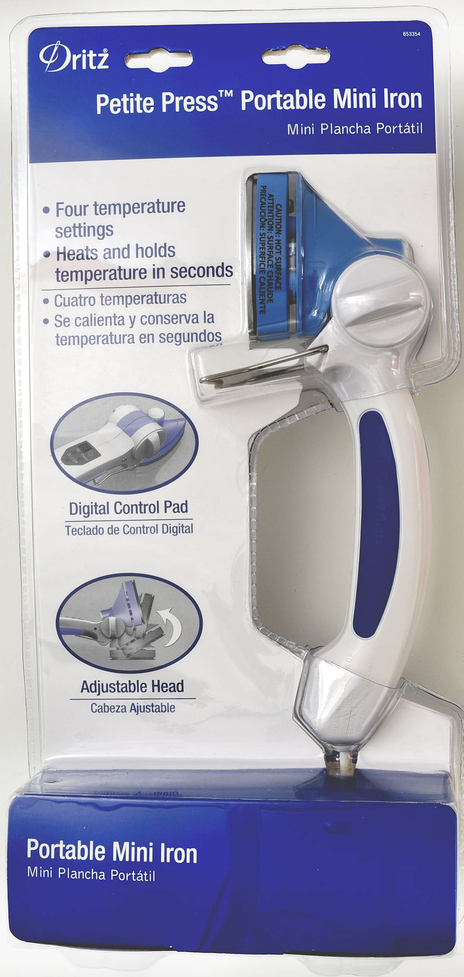 Dritz Petite Press Portable Mini Iron - Travel Size - Dritz - Walmart.com