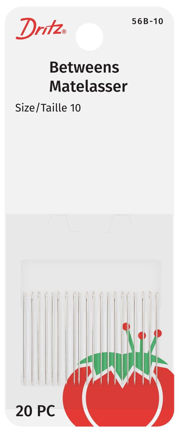 Dritz Quilting Betweens Hand Needles 20/Pkg-Size 10 - Walmart.com