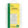 Dritz Quilting Numbered & Directional Flathead Pins 115/Pkg- - Walmart.com