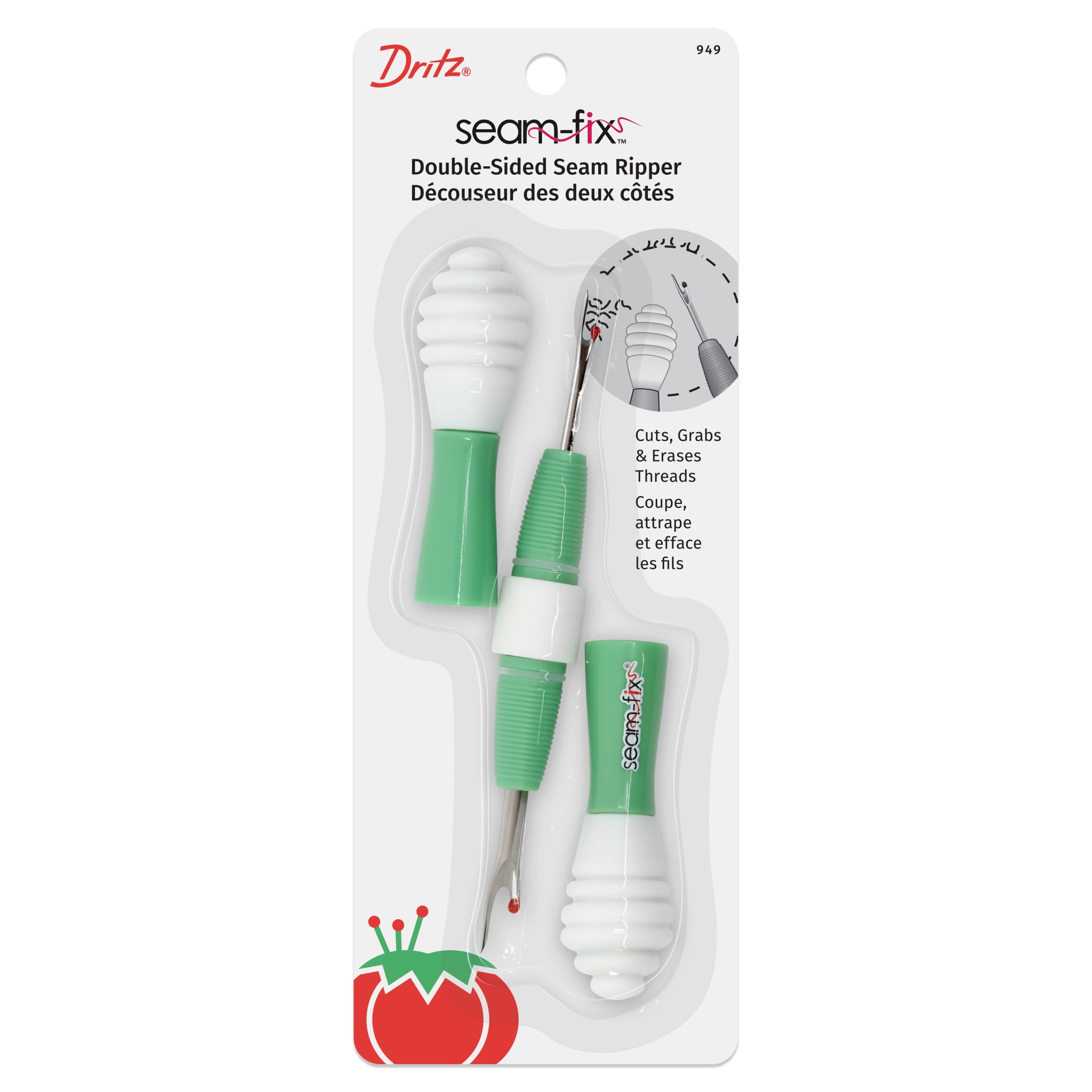 Dritz Seam-Fix Double-Sided Seam Ripper - Walmart.com