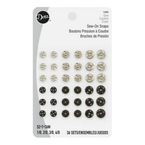 Dritz 1/2" Plastic Snap Fasteners, 60 Count - Walmart.com