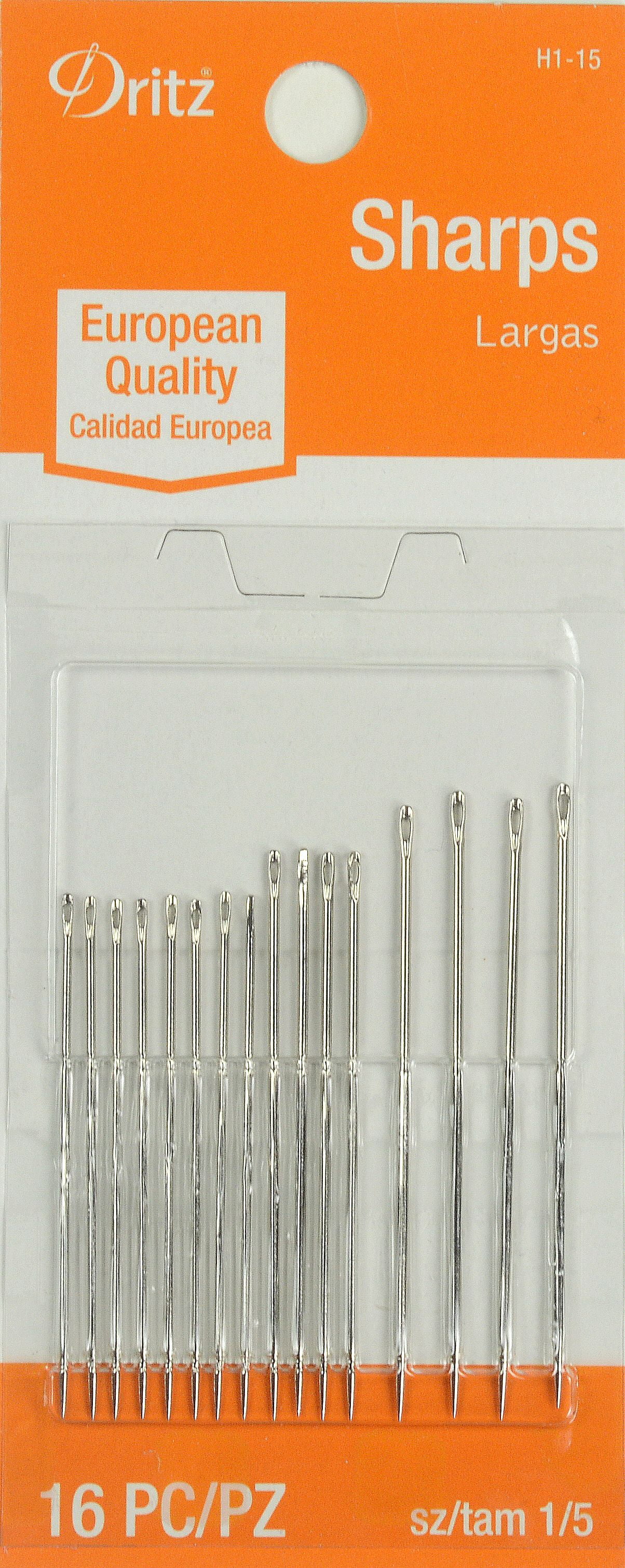Dritz Sharps Needles, 16 Count - Walmart.com