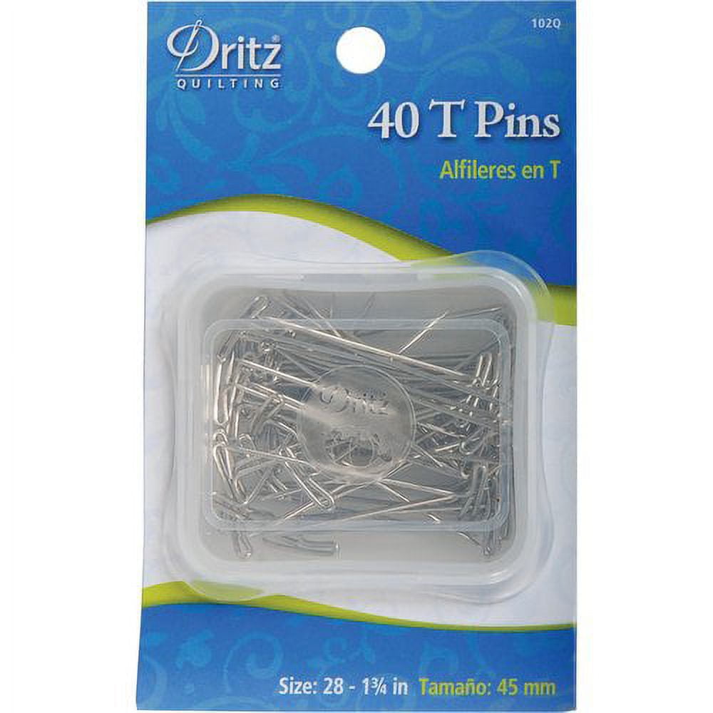 Dritz Size 28 T Pins, 40 Count - Walmart.com