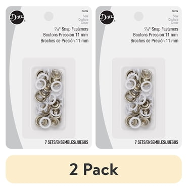 Dritz 1/2" Plastic Snap Fasteners, 60 Count - Walmart.com