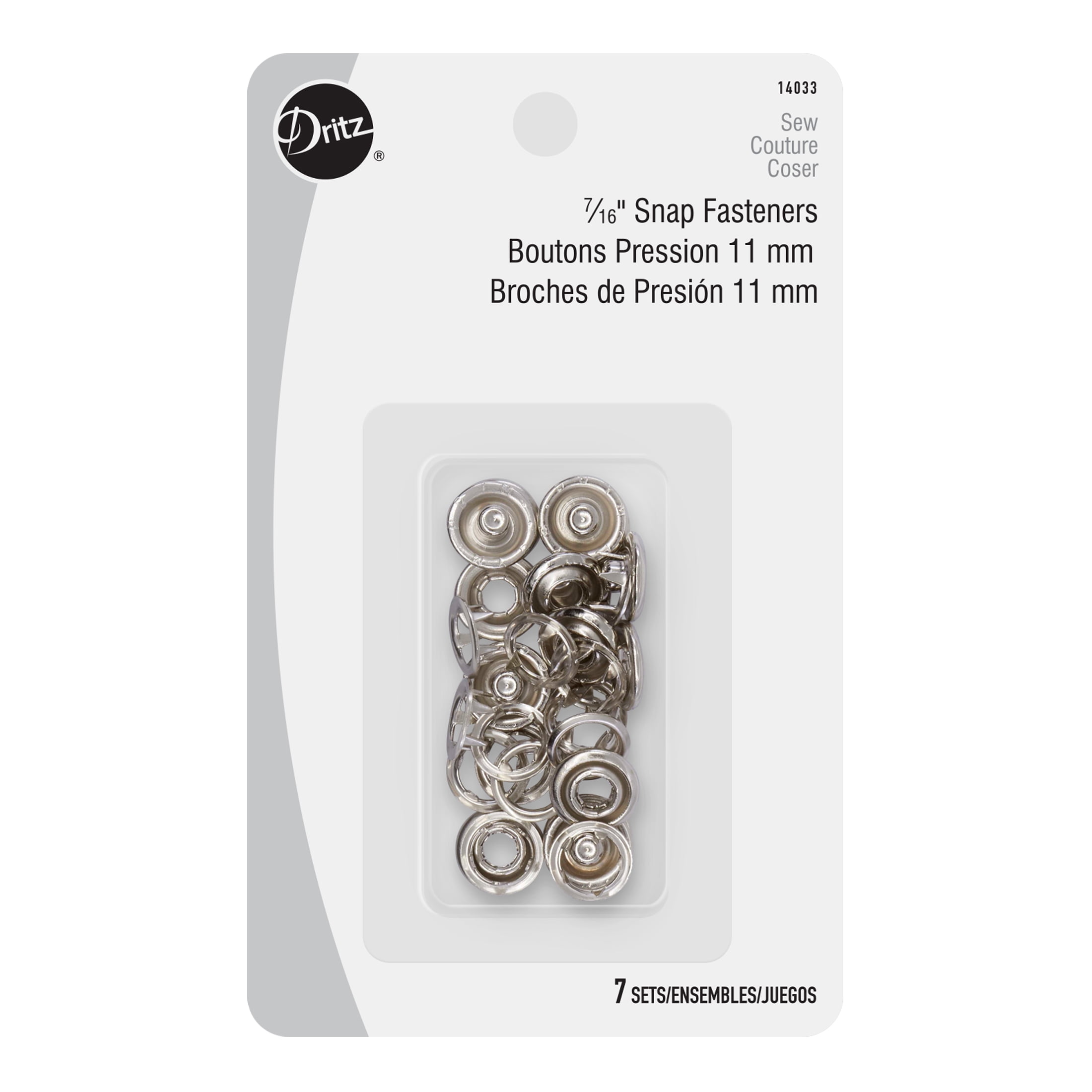 Dritz Snap Fastener Value Pack including 7 sets - Walmart.com