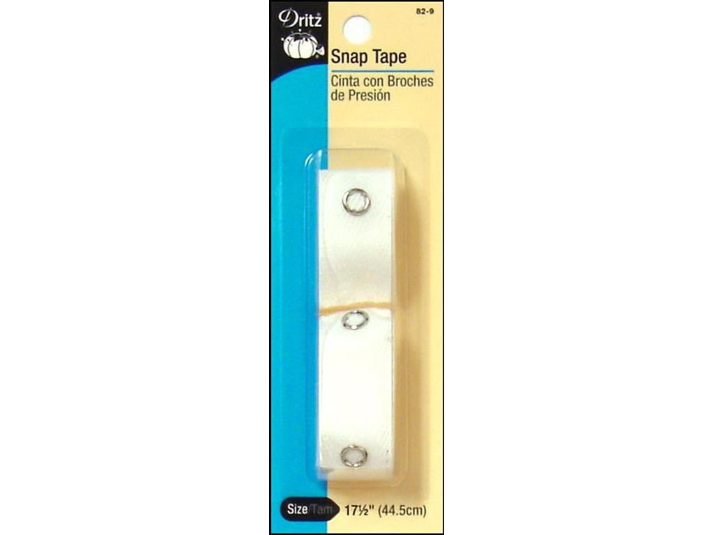 Dritz Snap Tape 18" Pkg White - Walmart.com