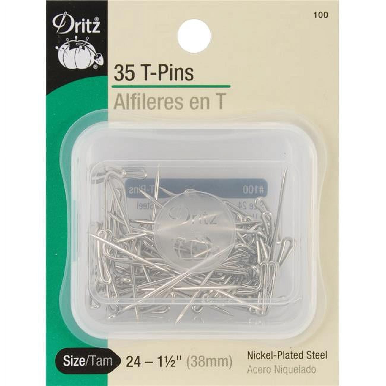 Dritz T-Pins - 1-1/2", Pkg of 35 - Walmart.com