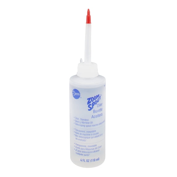 Dritz Zoom Spout Oiler 4 oz Container - For Lubricating Sewing Machines ...