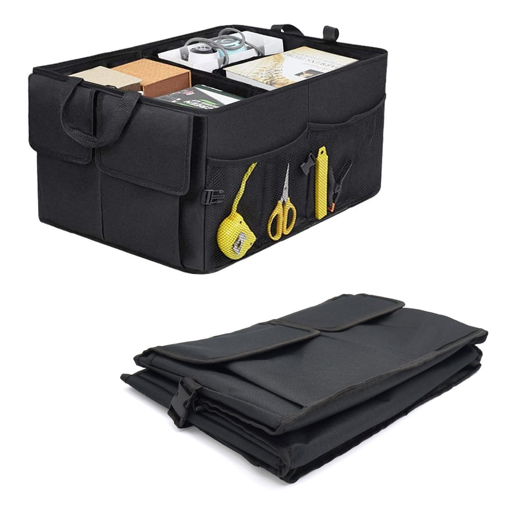 Drive Auto Car Trunk Organizer - Collapsible, Multi-Compartment ...