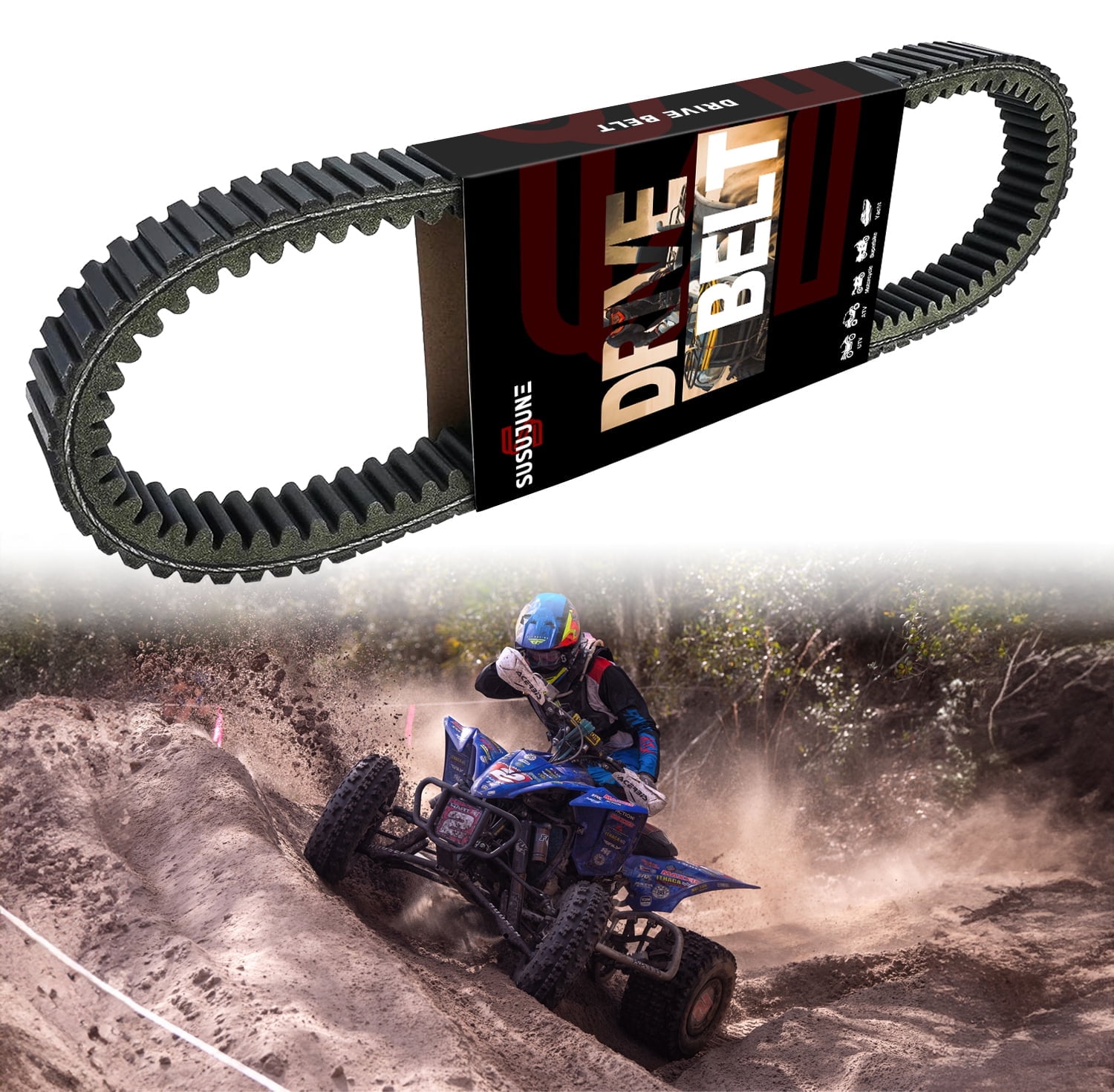 Drive Belt 3211180 CVT Carbon Belt Compatible with Polaris RZR XP 1000 ...