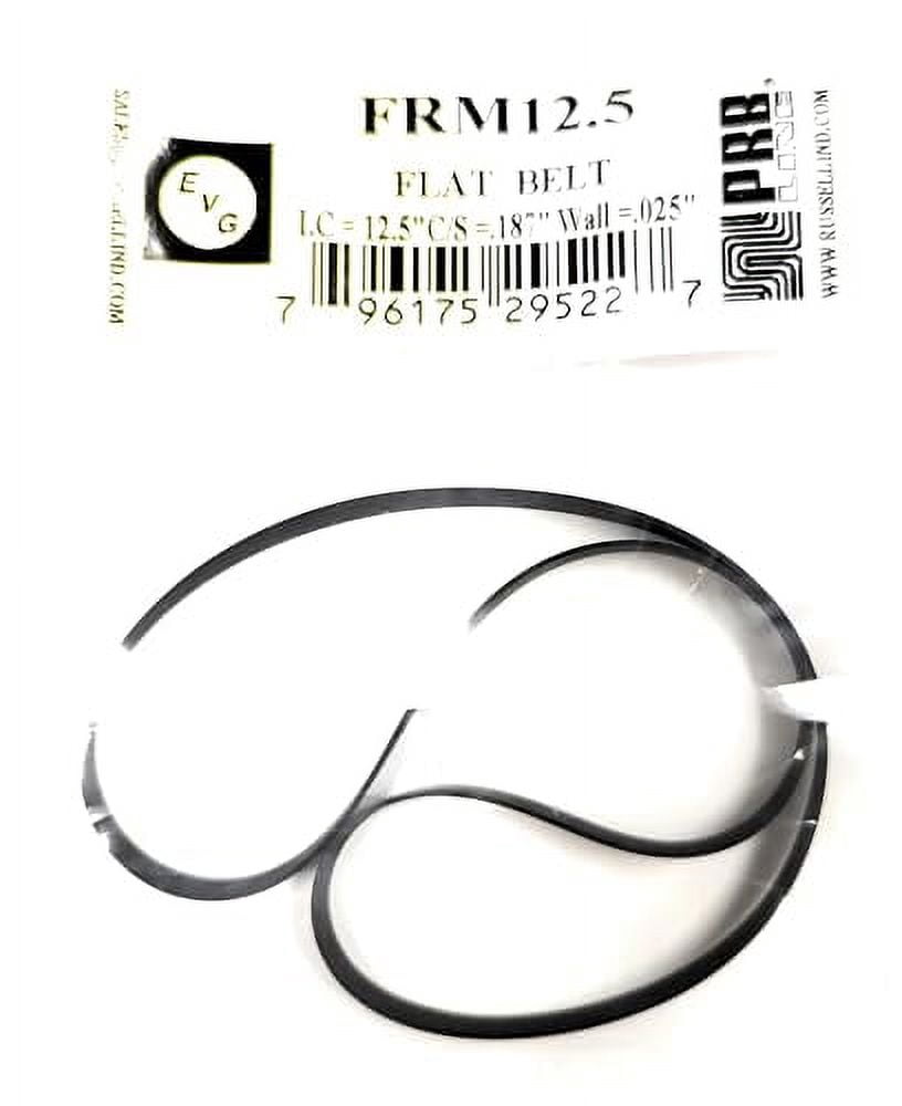 Drive Belt (Flat Rubber Type) Replacement for Tape Player EVG/PRB FRM12 ...