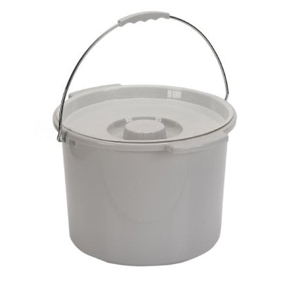 Drive Commode Bucket, 12 Quart Capacity, With Lid and Handle ...