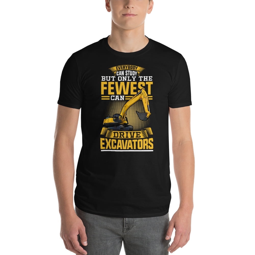 Drive Excavators Construction Heavy Equipment Operator Premium T-Shirt ...