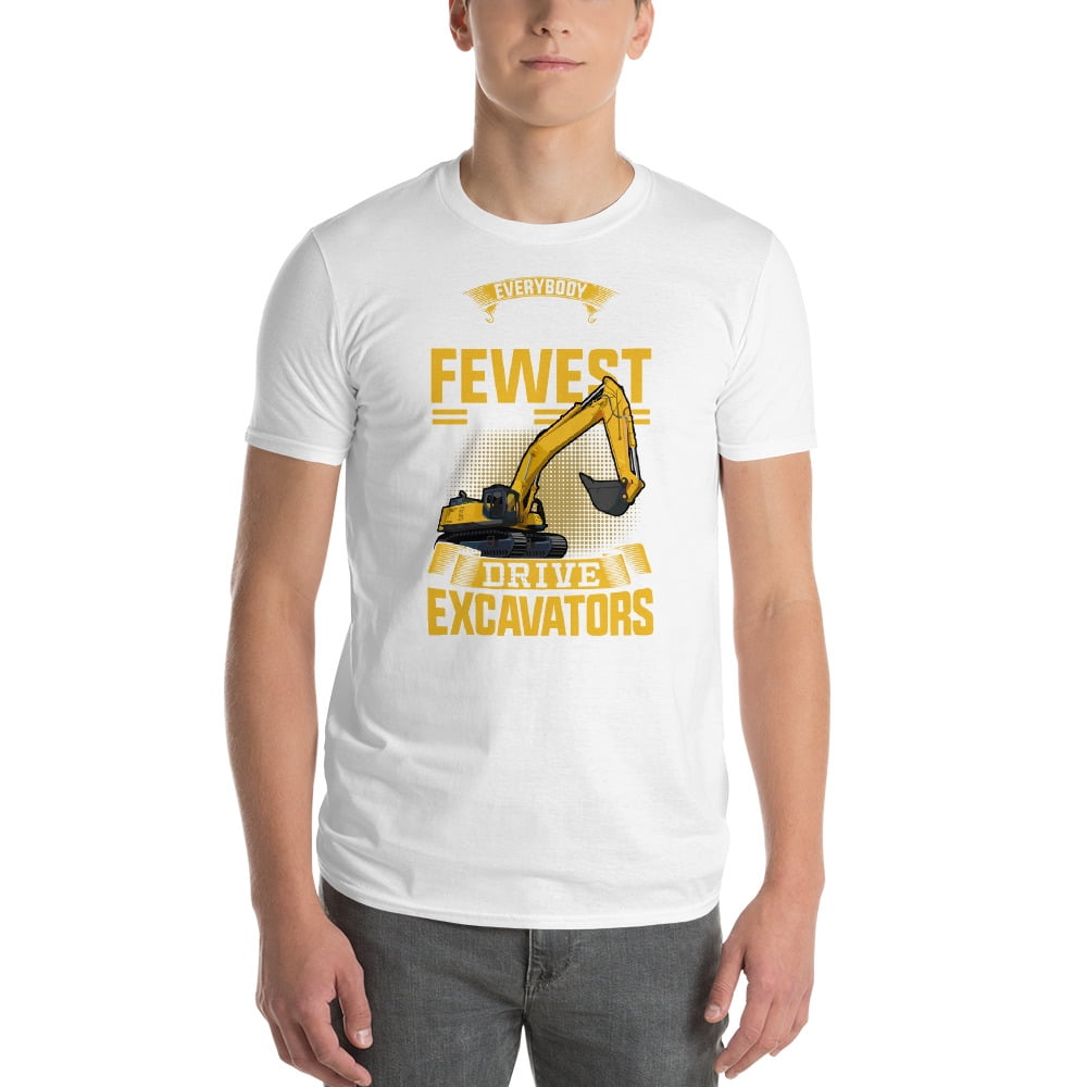 Drive Excavators Construction Heavy Equipment Operator Premium T-Shirt ...