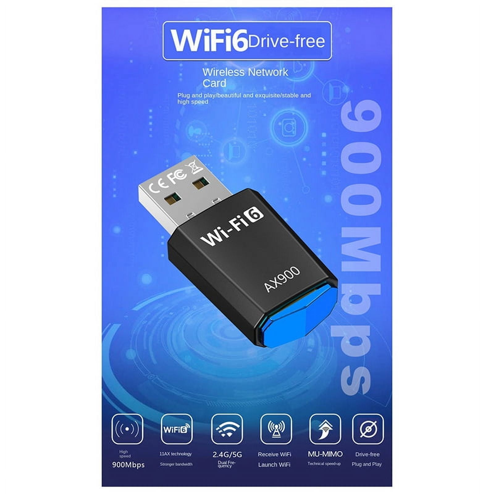 Drive Free Wireless Network Card Wifi Receiver 5G Dual Frequency ...