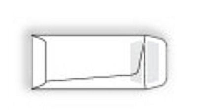 Drive-In / Banking Envelope No. DV-31, 3-1/4" x 7", White, 24 lb, Open ...