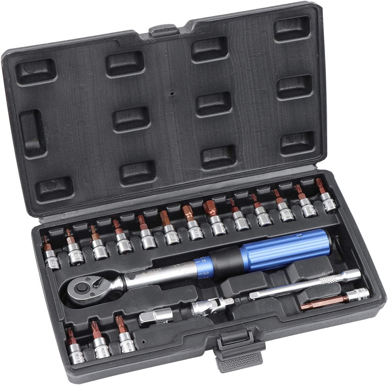 Drive Inch Pound Torque Wrench Set - 90 Tooth Dual Direction 20-200in ...