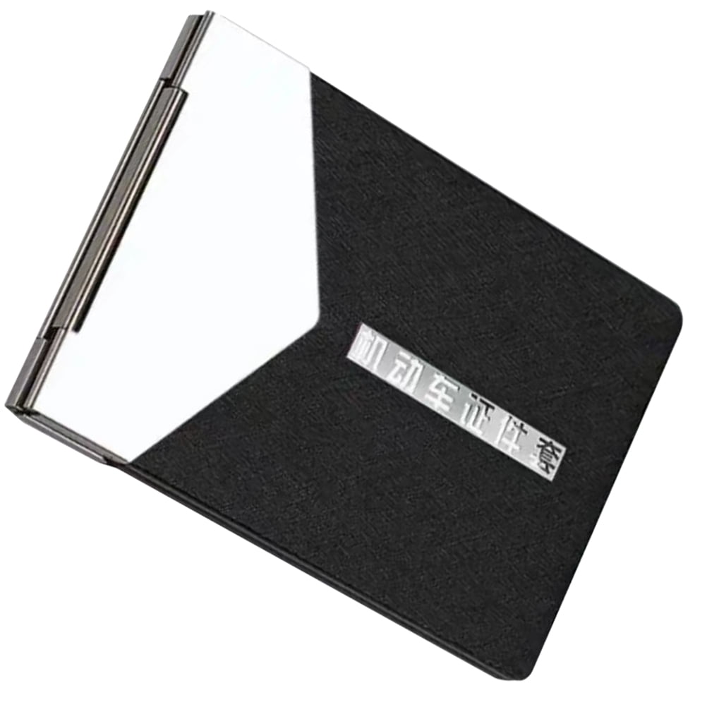 Raindrops Compact Black Driver License Protector, Sturdy and Practical ...