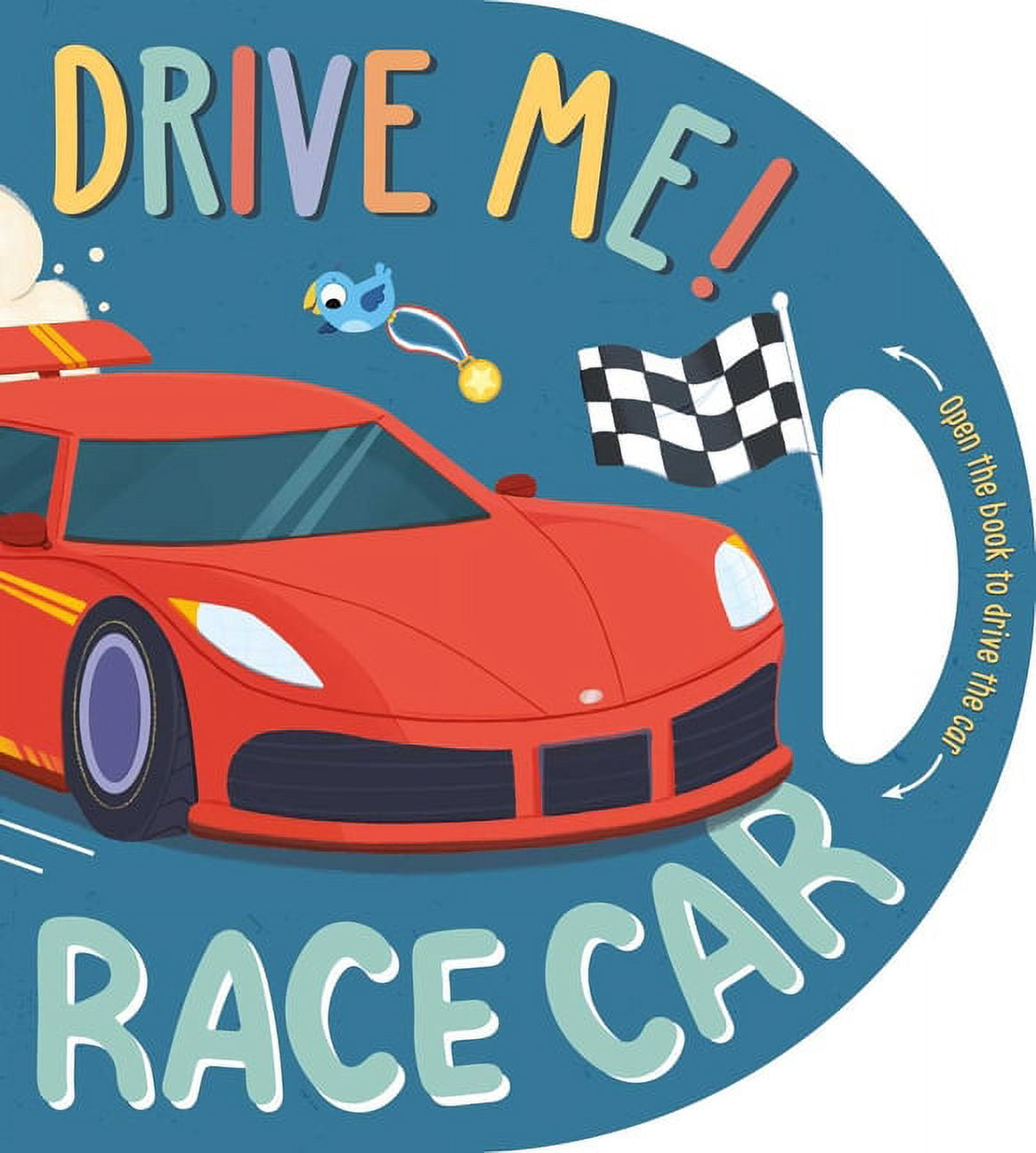 Drive Me! Race Car: Interactive Driving Book, (Board Book) - Walmart.com