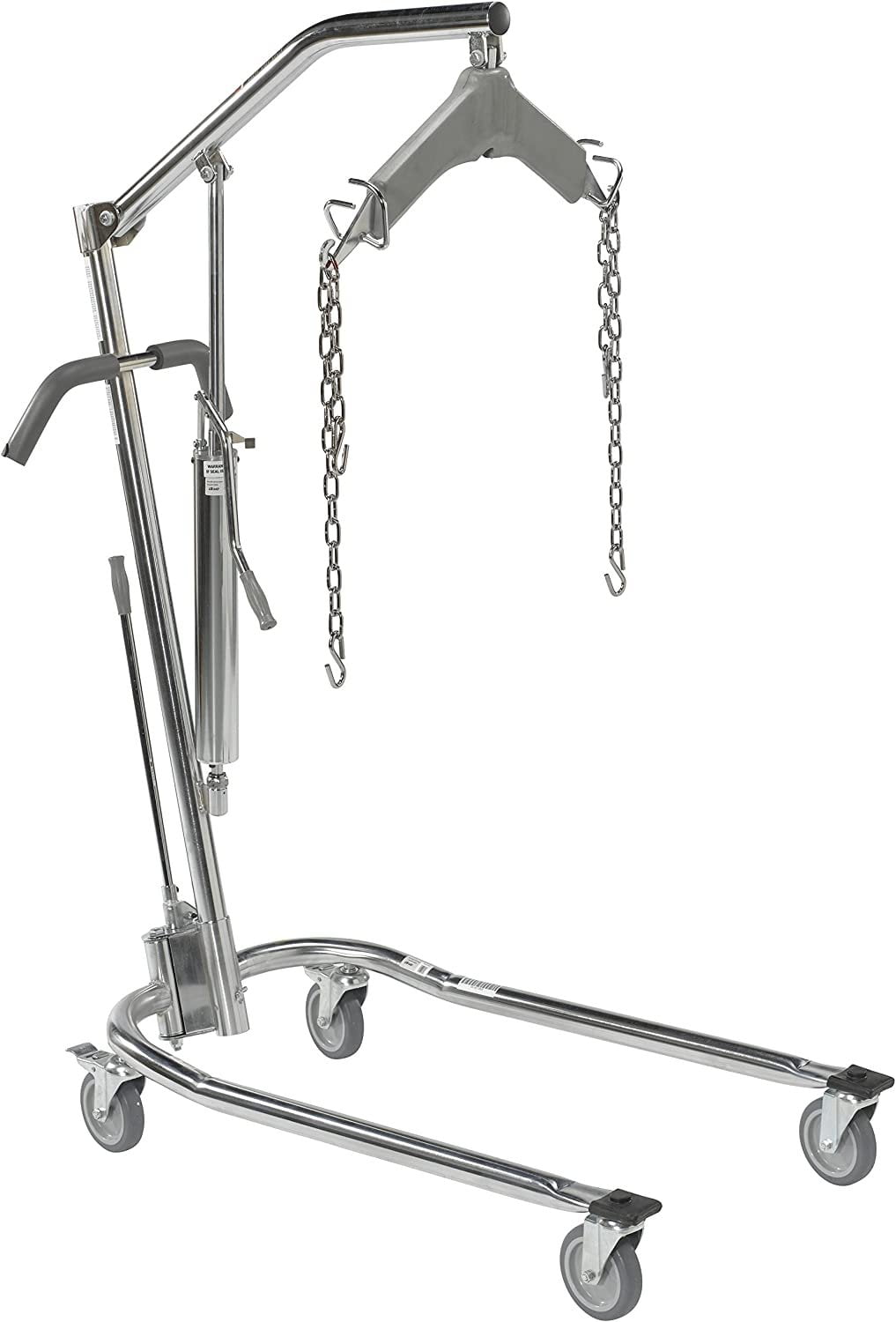 Drive Medical 13023 Hydraulic Patient Lift with Six Point Cradle with 6 ...