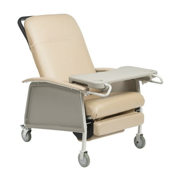 Graham Campo Lumex Medical Recliner with Wheels, 3 Positions, Royal ...
