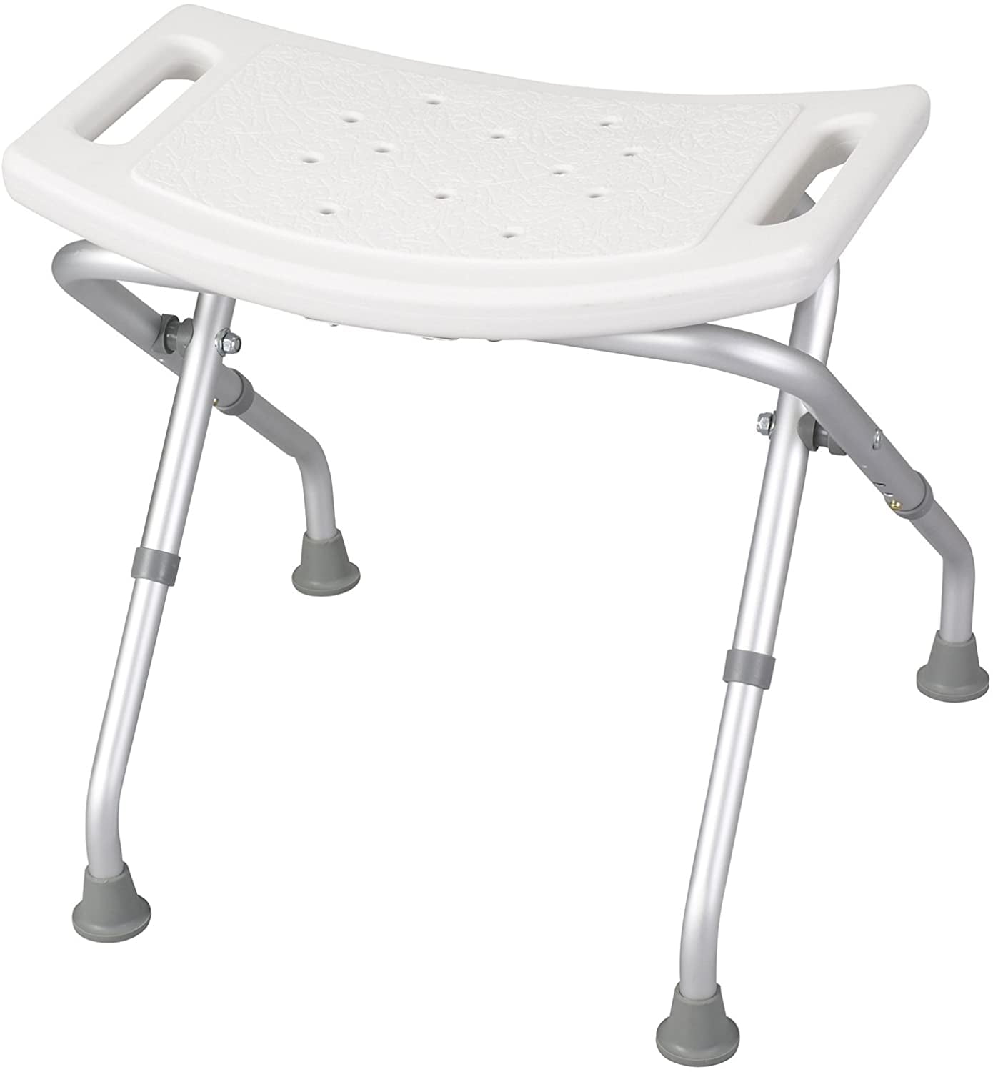 Drive Medical Deluxe Folding Bath Bench, White, Conveniently folds flat ...
