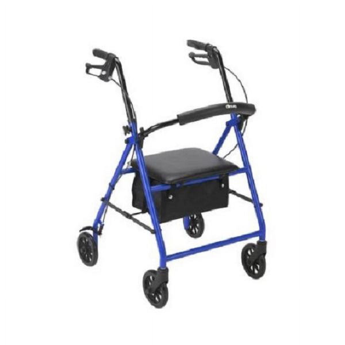 Drive Medical Design Steel Rollator With 6 Wheels And Pouch Model ...