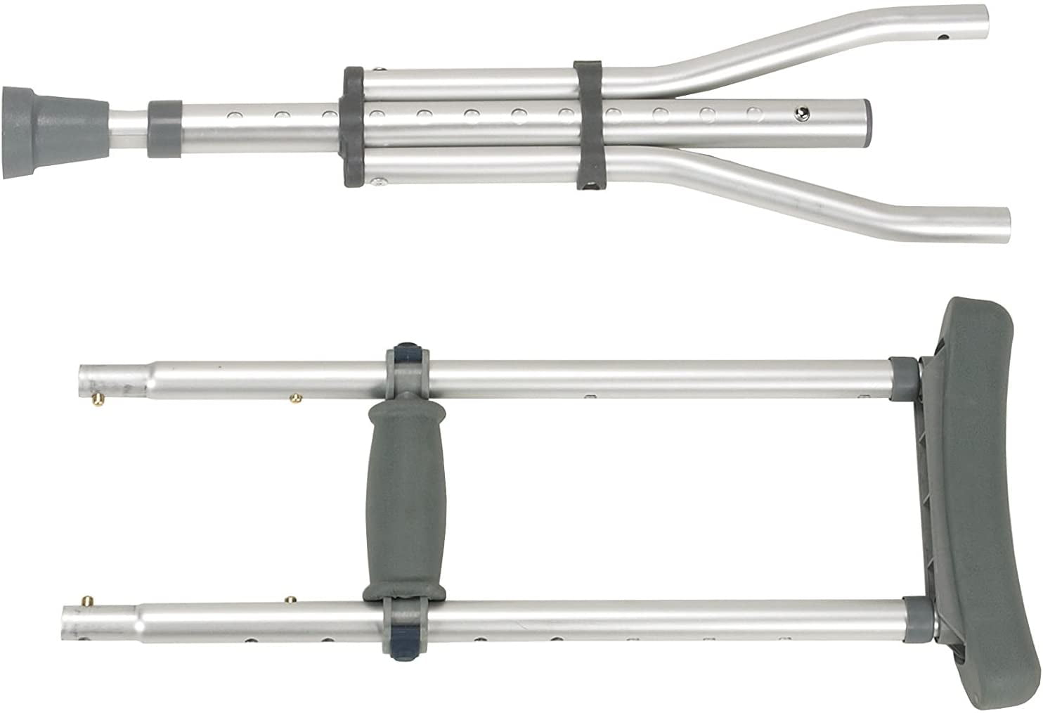 Drive Medical Knock Down Universal Aluminum Crutches, Silver( Pack of 2 ...