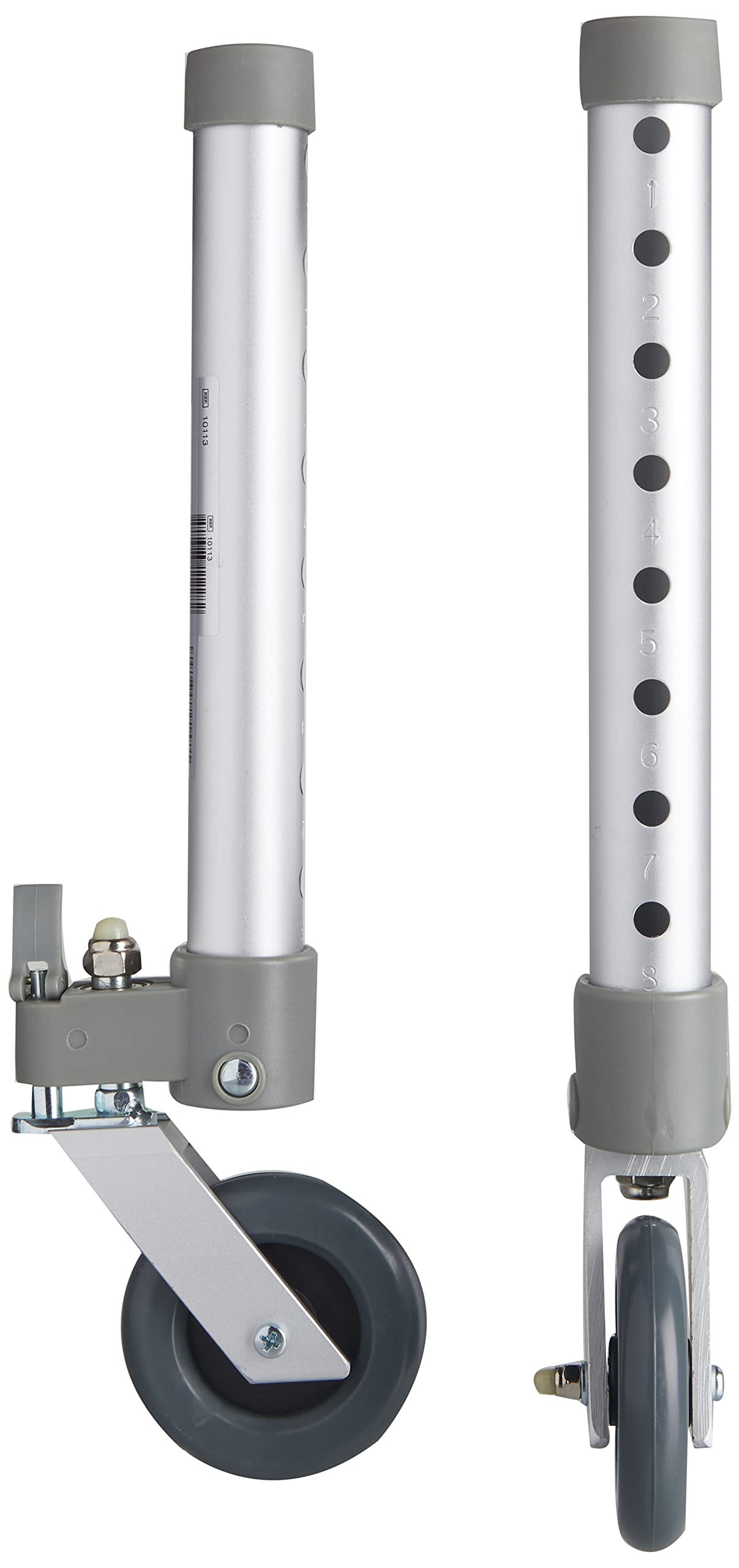 Drive Medical Locking Swivel Walker Wheels with Two Sets of Rear Glides ...