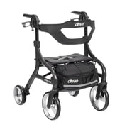 Drive Medical Duet Dual Function Transport Wheelchair Rollator Rolling ...