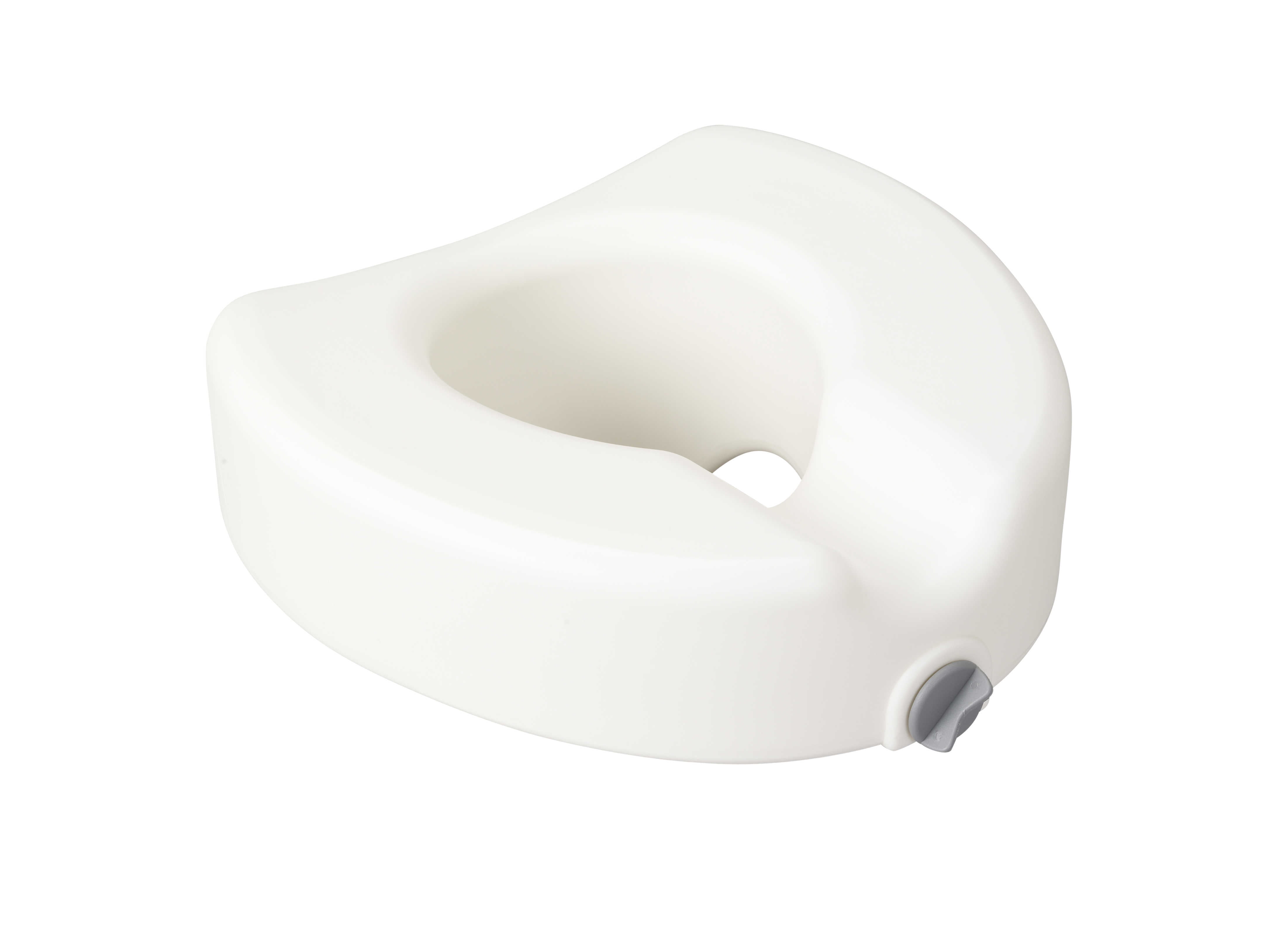 Drive Medical Premium Plastic Raised Toilet Seat with Lock, White, 4.5 ...