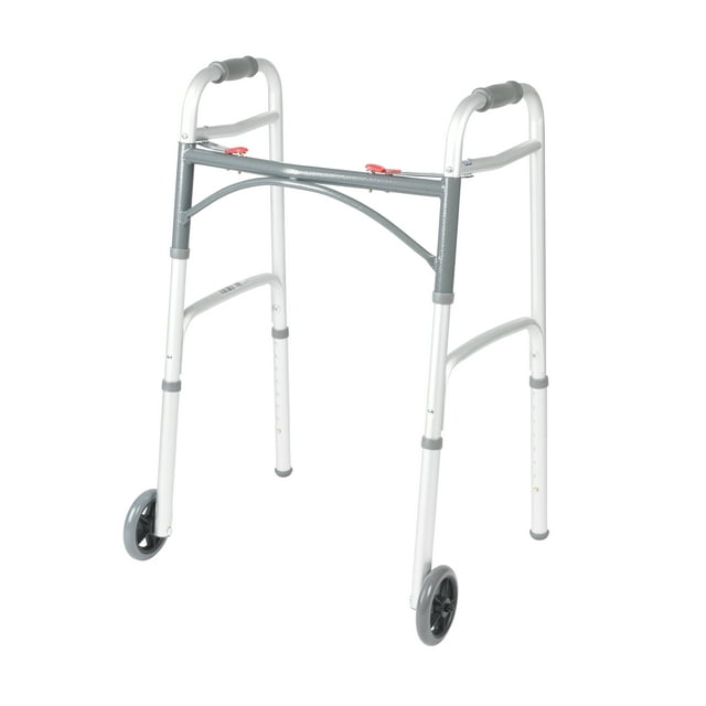 "Drive Medical PreserveTech Heavy Duty Aluminum Folding Walker for ...