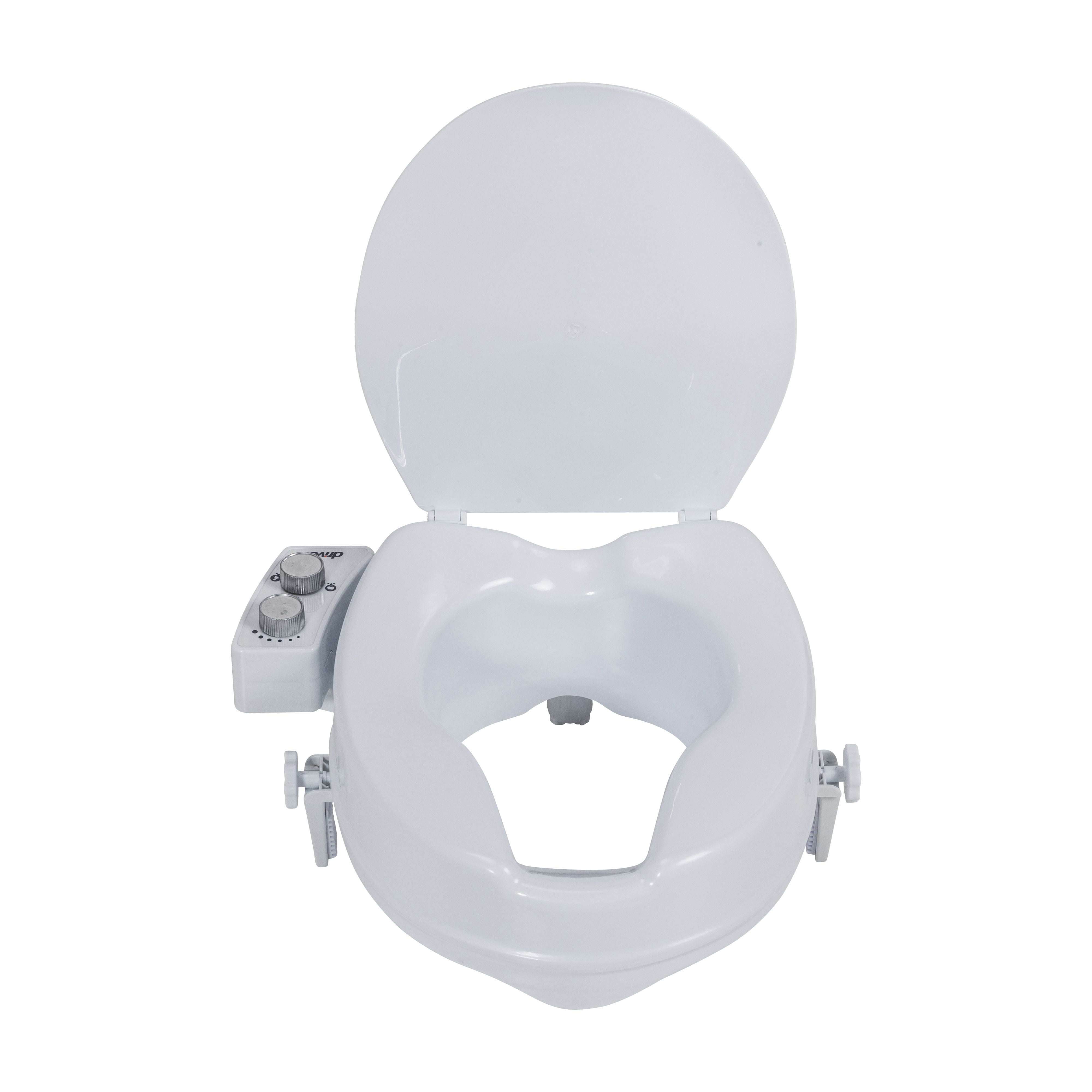 Drive Medical PreserveTech Raised Toilet Seat with Bidet, Ambient Water ...