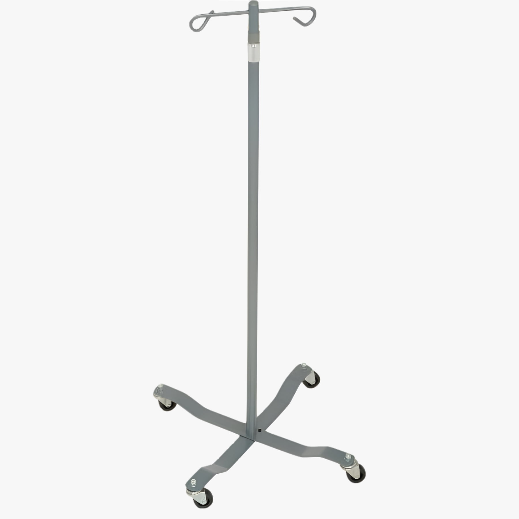 Drive Medical Removable Top I.V. Pole, 2-Hook, 4-Leg Weighted Base ...