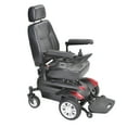 Drive Medical Titan X23 Front Wheel Power Wheelchair, Full Back Captain ...