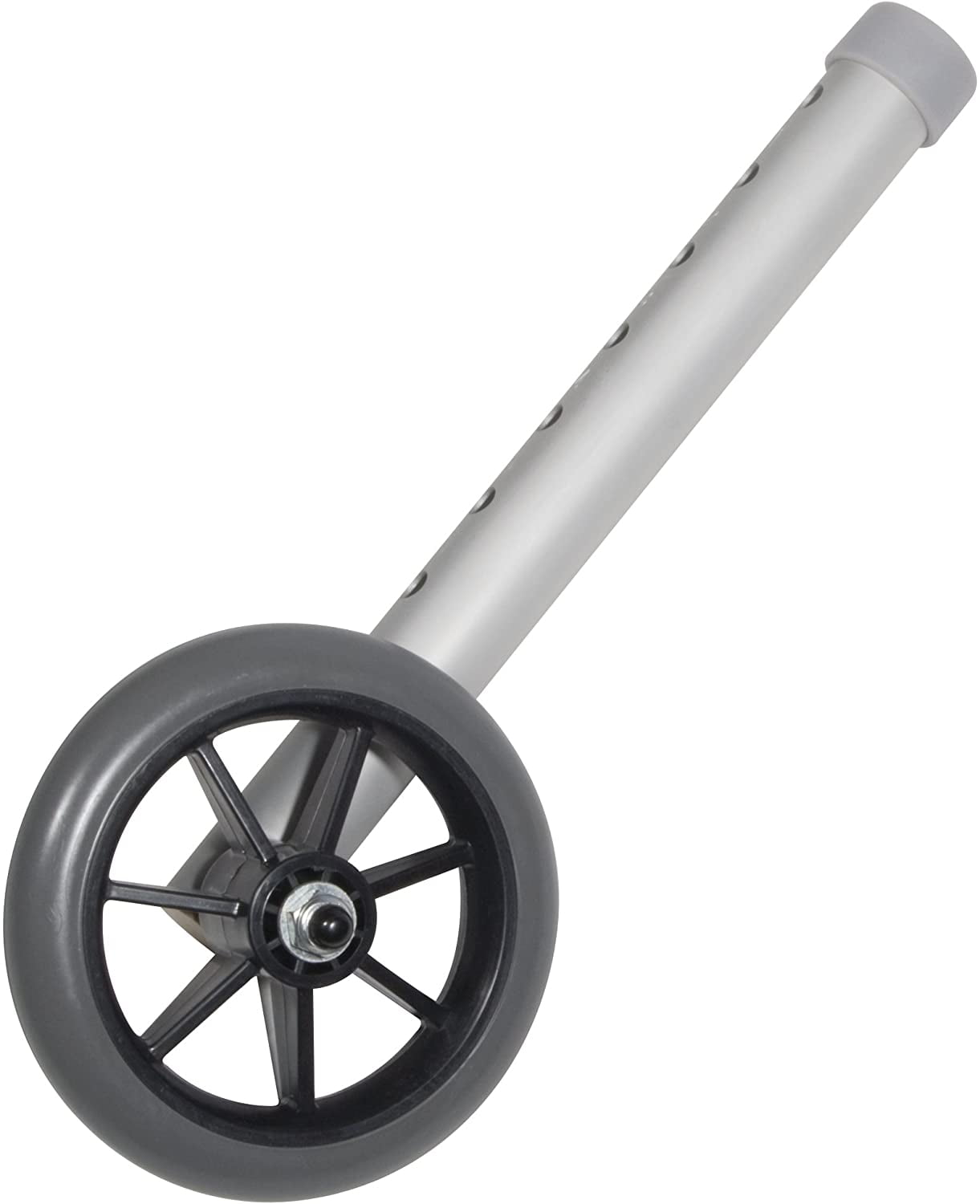 "Drive Medical 5"" Universal Walker Wheels with Rolling Gliders, Gray ...