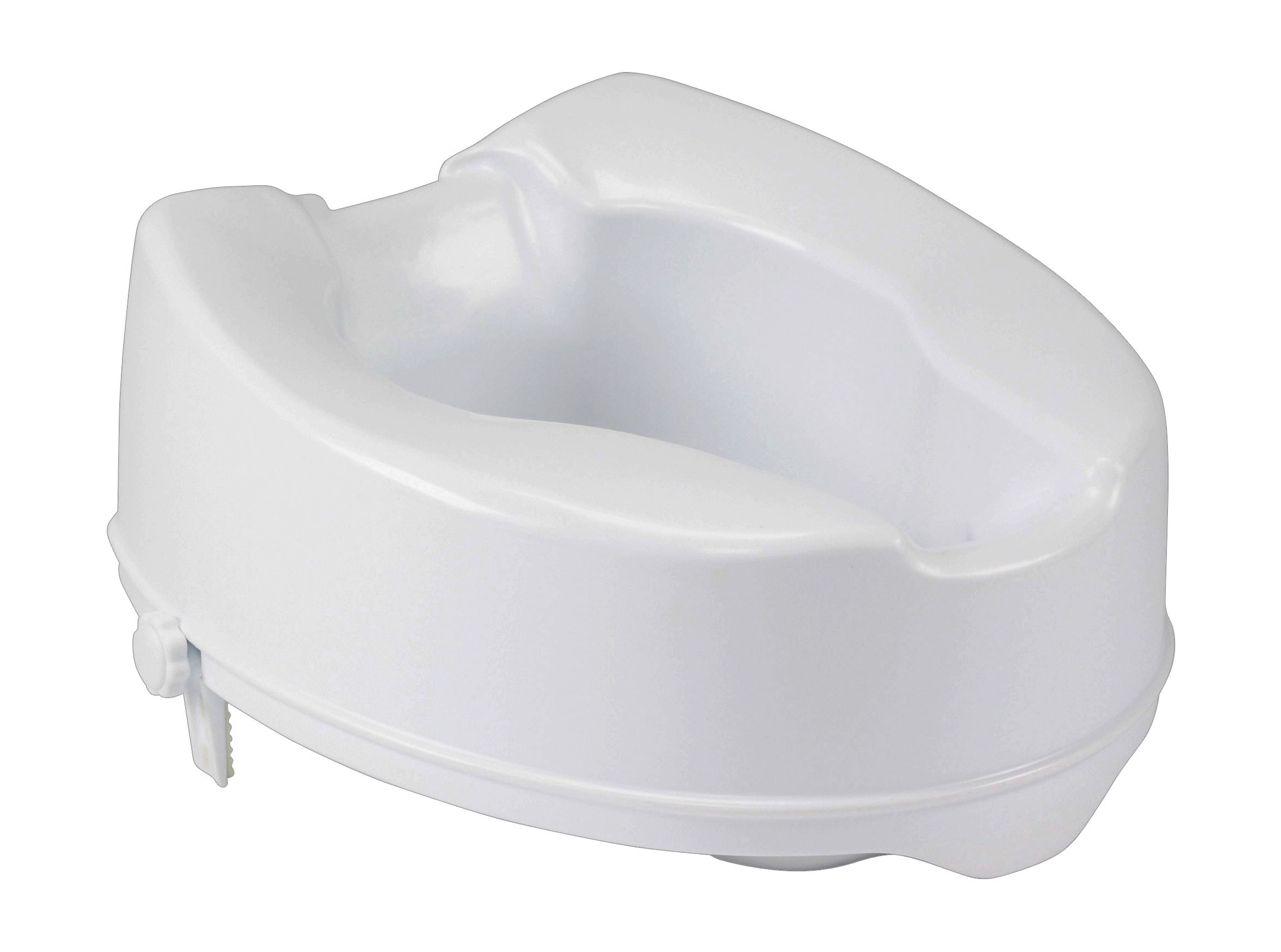 Drive Medical Raised Toilet Seat with Lock, Easy Clean High Rise Bowl ...