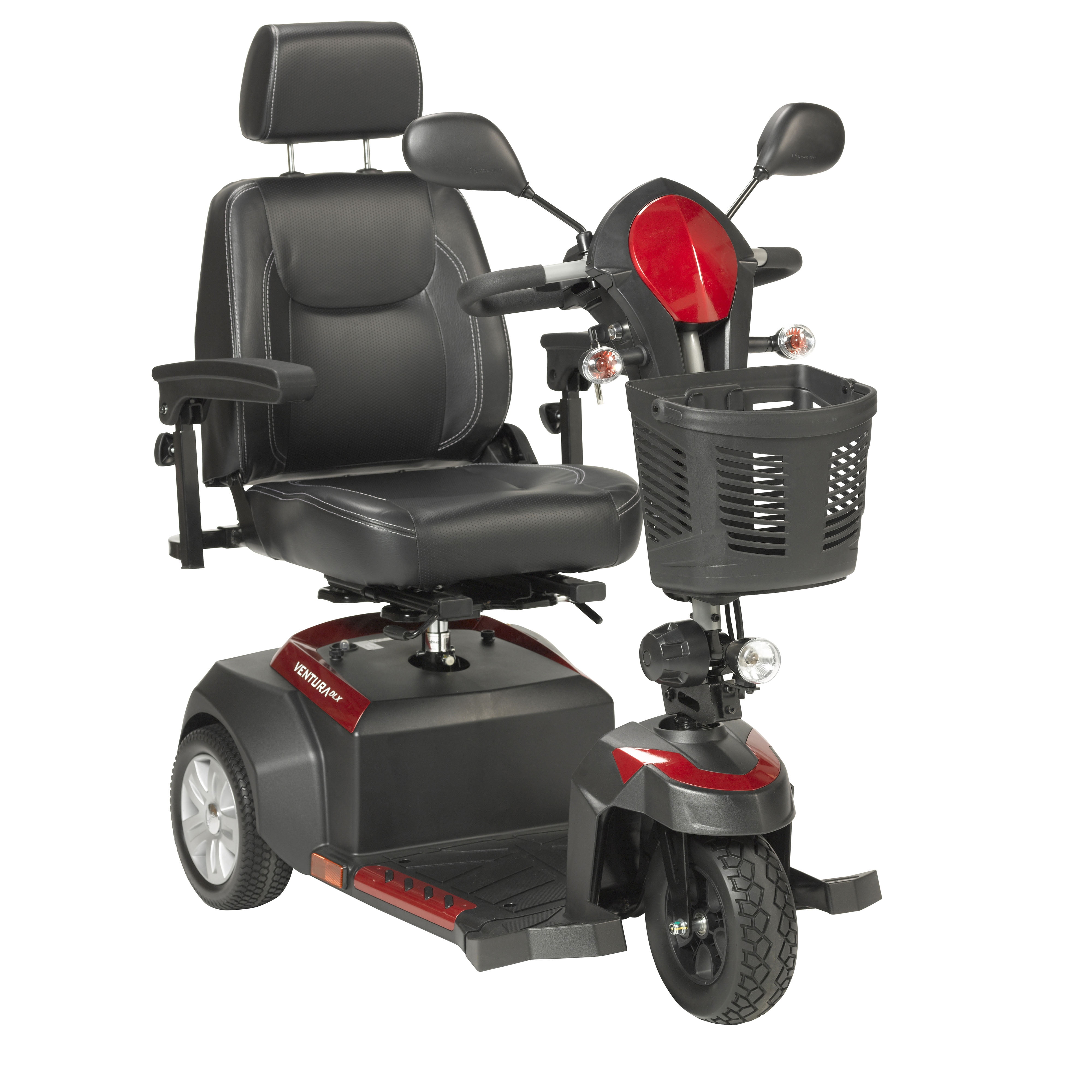 Drive Medical Ventura Power Mobility Scooter, 3 Wheel, 20" Captains ...