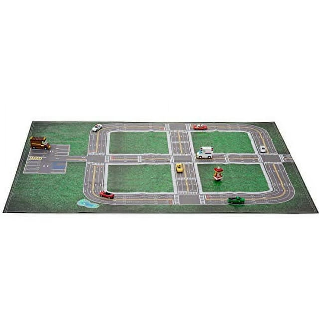 Drive N Learn CAR Play mat & parking lot "My Home Town" FOR Toy Cars ...