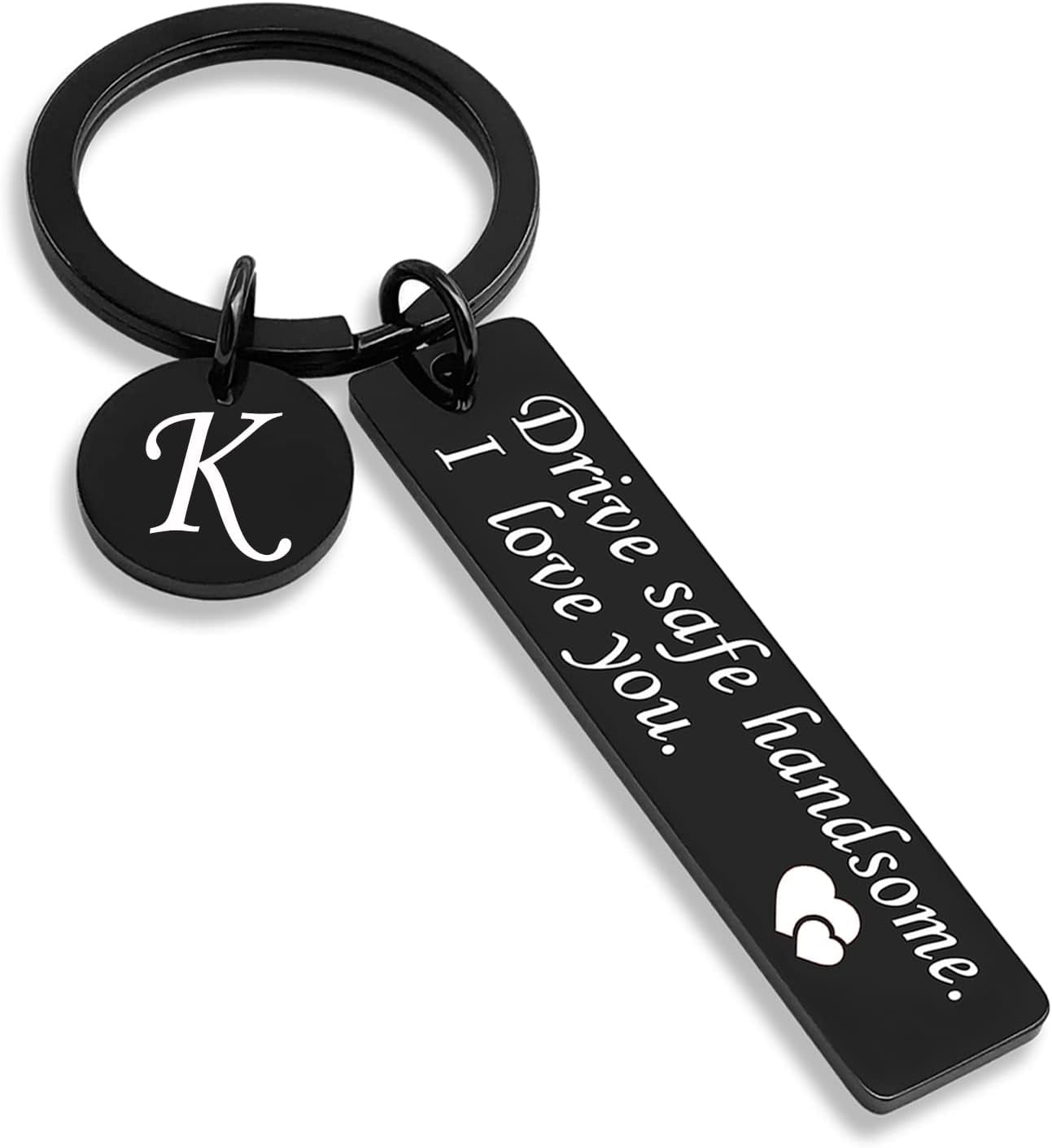 Drive Safe Keychain 26 Letters Keychain Gifts for Boyfriend Couple ...