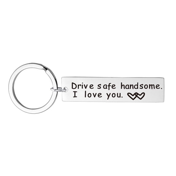 Bemona Drive Safe Keychain Handsome I Love You Trucker Husband Gift For ...