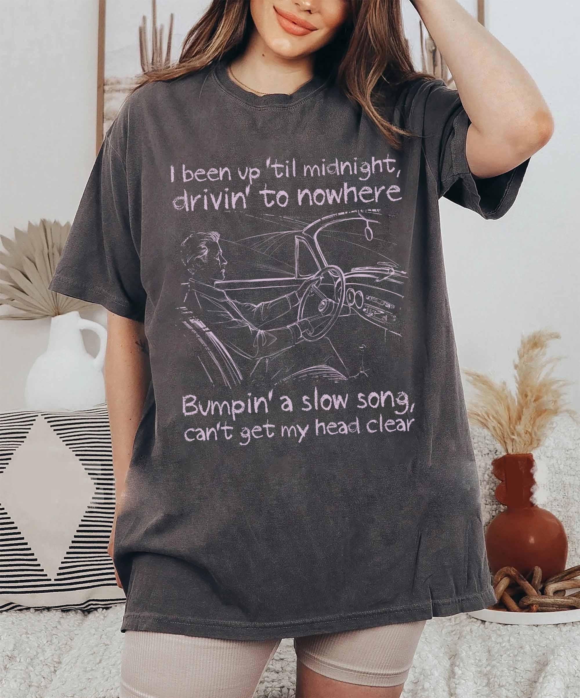 Drive Shirt, Drivin to Nowhere Lyrics Shirt, Hip Hop R&B Music Lover ...