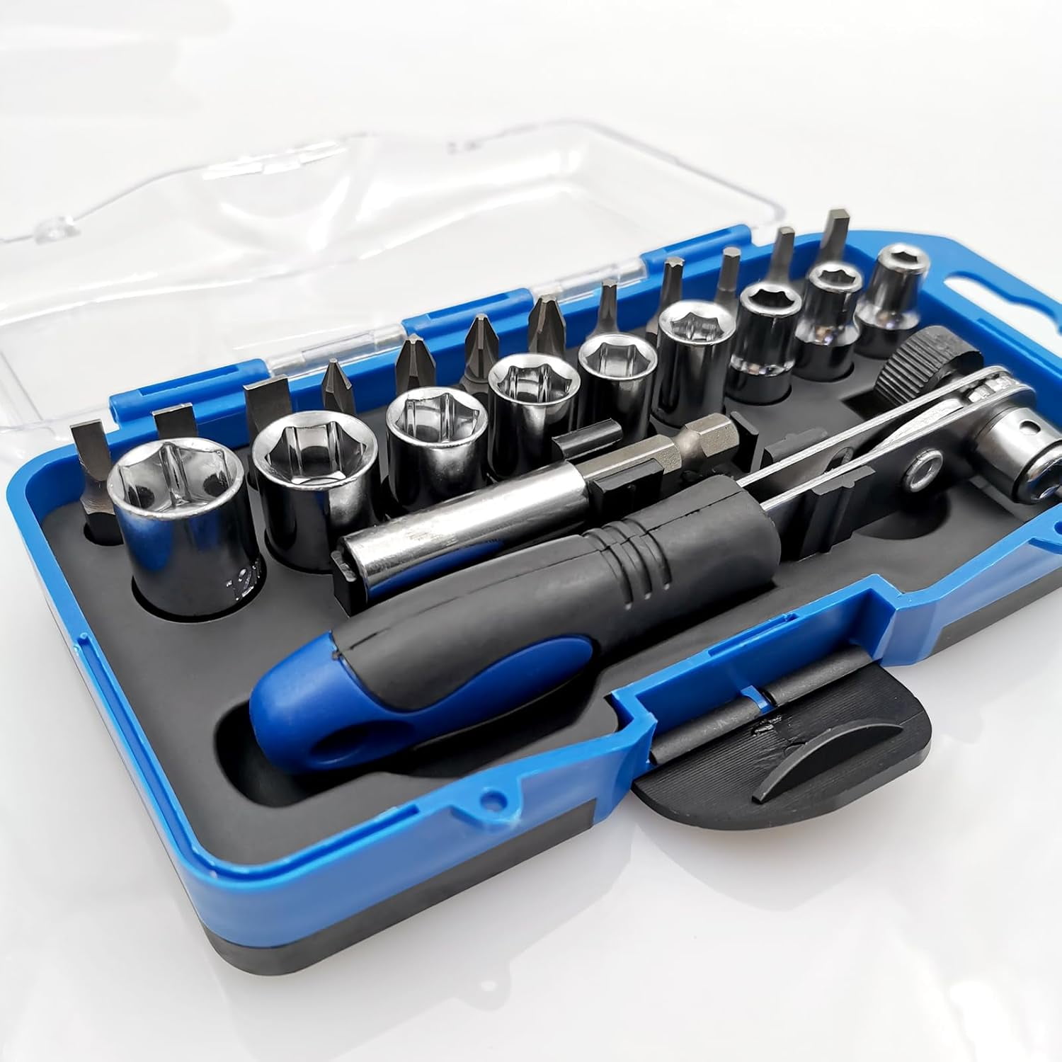 Drive Socket Ratchet Wrench Set of 23 pcs, Ratchet Wrench Socket ...